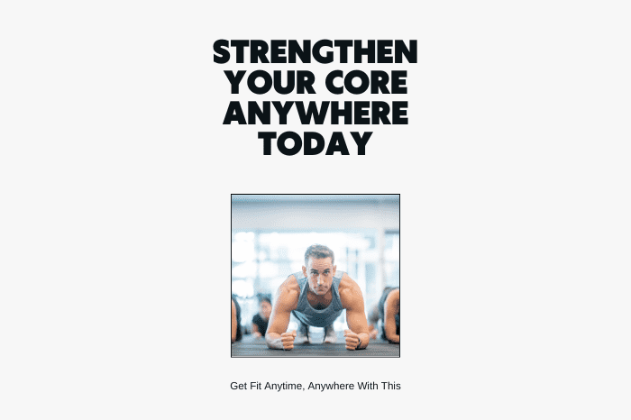 Ultimate Core Ab Workout: Strengthen Your Core Anywhere