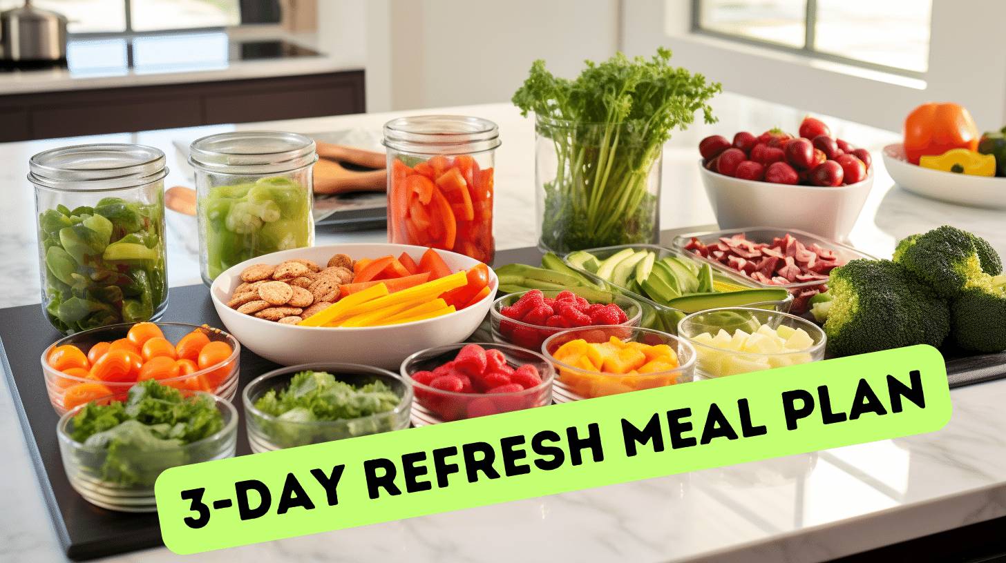 Revitalize and Rejuvenate: 3-Day Refresh Meal Plan for a Healthier You