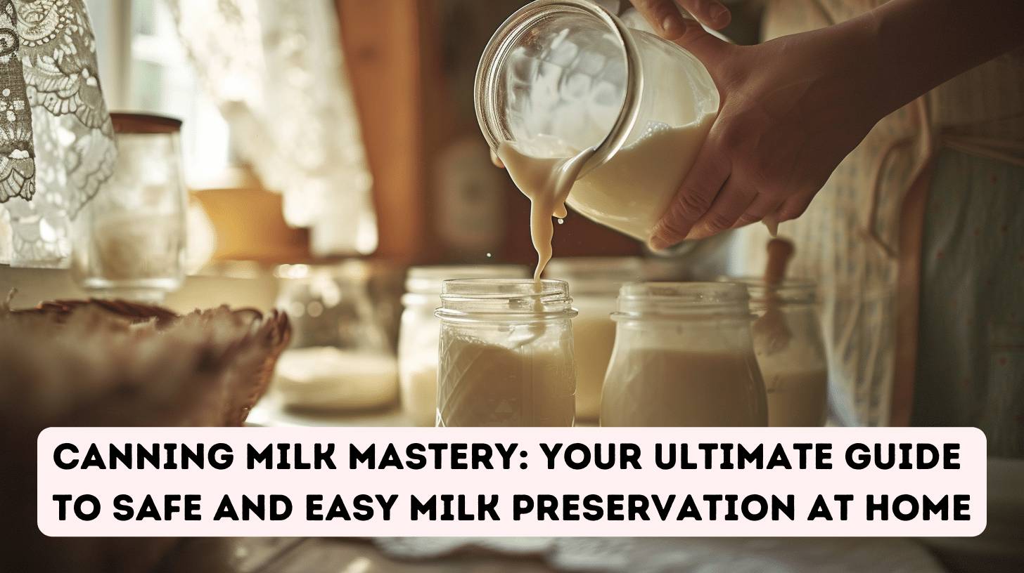 Canning Milk Mastery: Your Ultimate Guide to Safe and Easy Milk ...