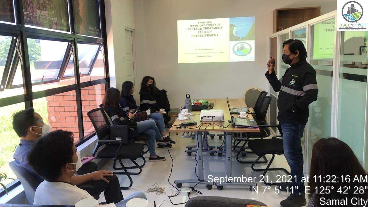 Presentation of proposed projects with LGU Island Garden City of Samal.